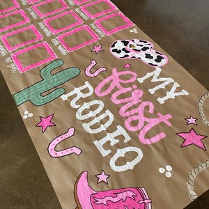 Custom Hand-painted Birthday Party Banner My First Rodeo First Birthday ...