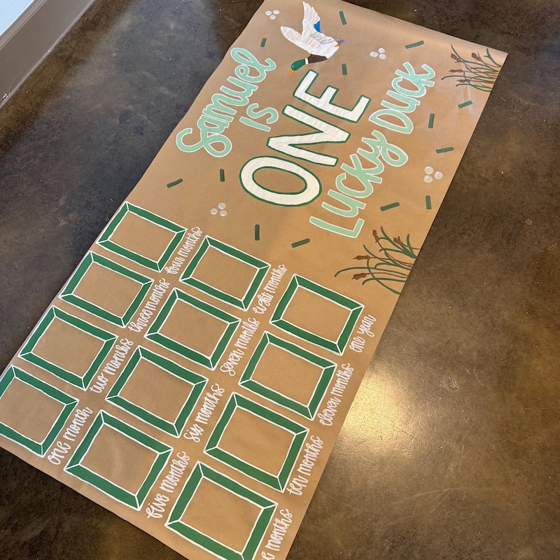 One Lucky Duck Party Sign - Etsy