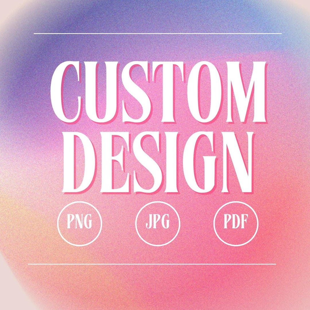 Custom Lettering PNG - Etsy