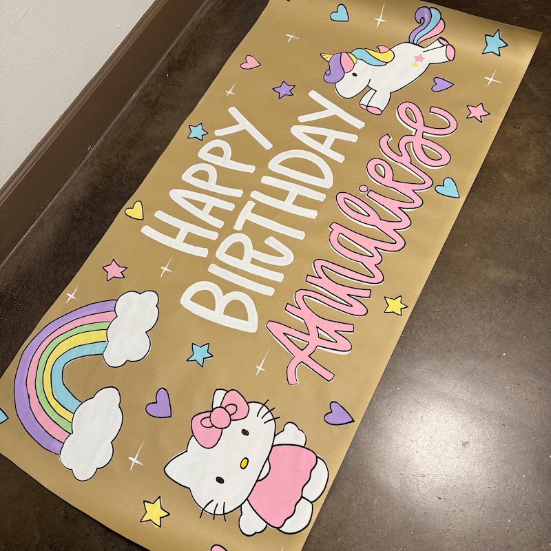 Hello Kittys Banner - Etsy