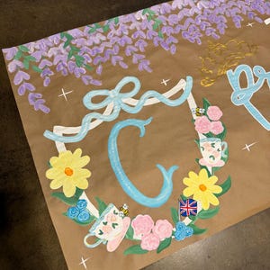 Custom Hand-painted Birthday Party Banner, Bridgerton Party Banner ...