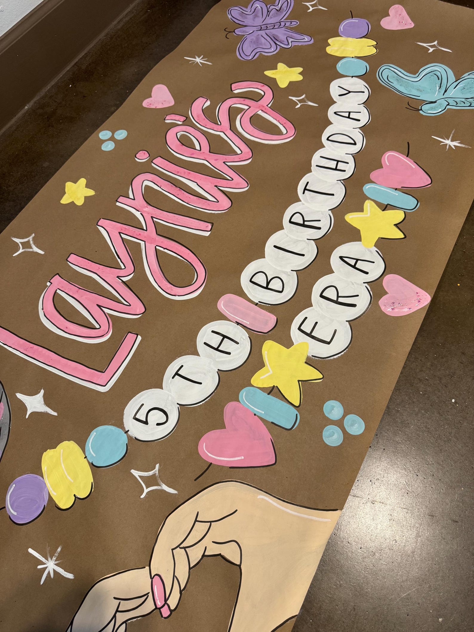 Custom Hand-painted Birthday Party Banner in My Birthday Era Banner ...
