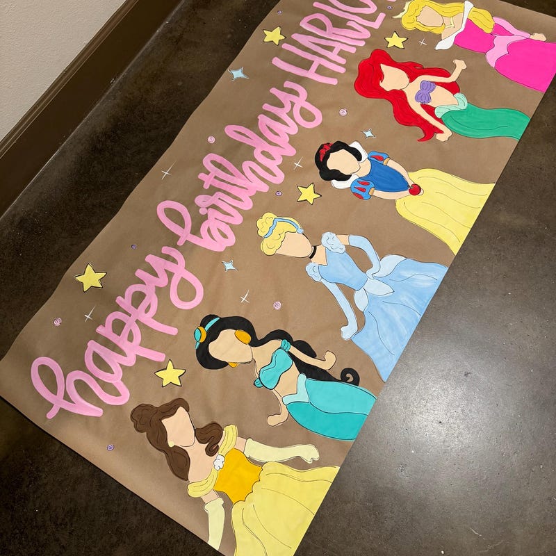 Princess Banners - Etsy