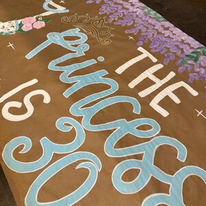 Custom Hand-painted Birthday Party Banner, Bridgerton Party Banner ...