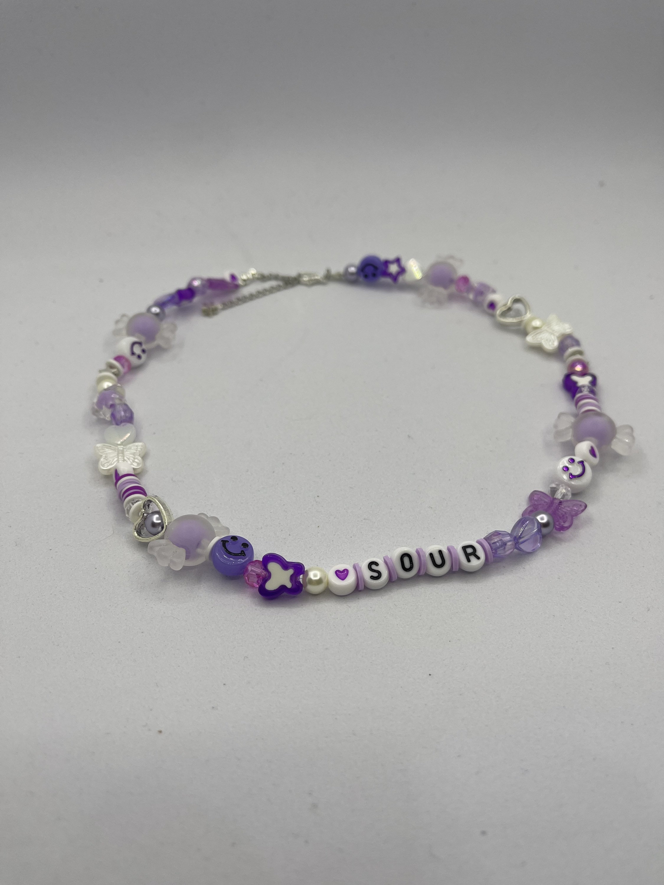 Sour Inspired Necklace Mismatched Beaded Y2K Kidcore Necklace - Etsy