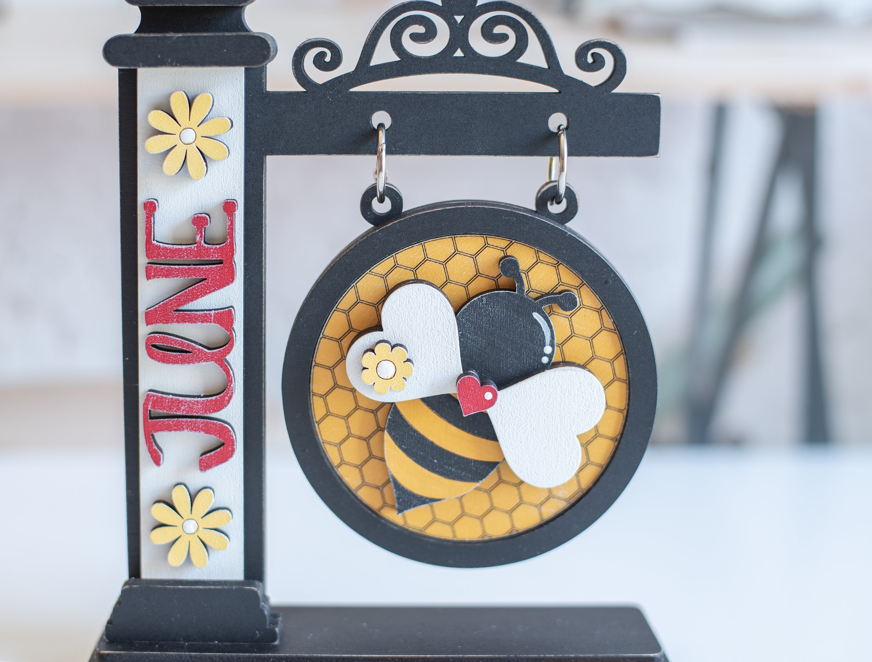 Interchangeable Seasonal Mini Standing Sign Frame Post Set Seasonal ...