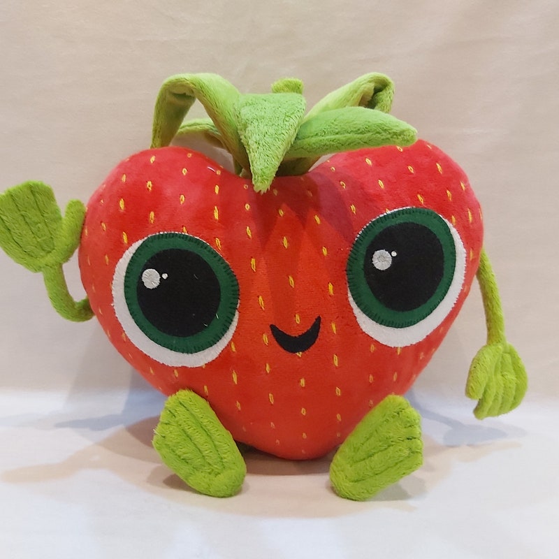 Strawberry Plush - Etsy