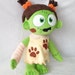 Zizi from Spokiz Zombie Plush Toy 149 38 cm | Etsy