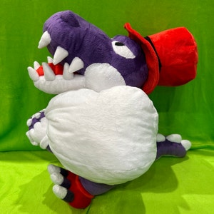Croco From Mario 15,7” (40 Cm) Plush Toy Crocodile Villain Super Mario ...