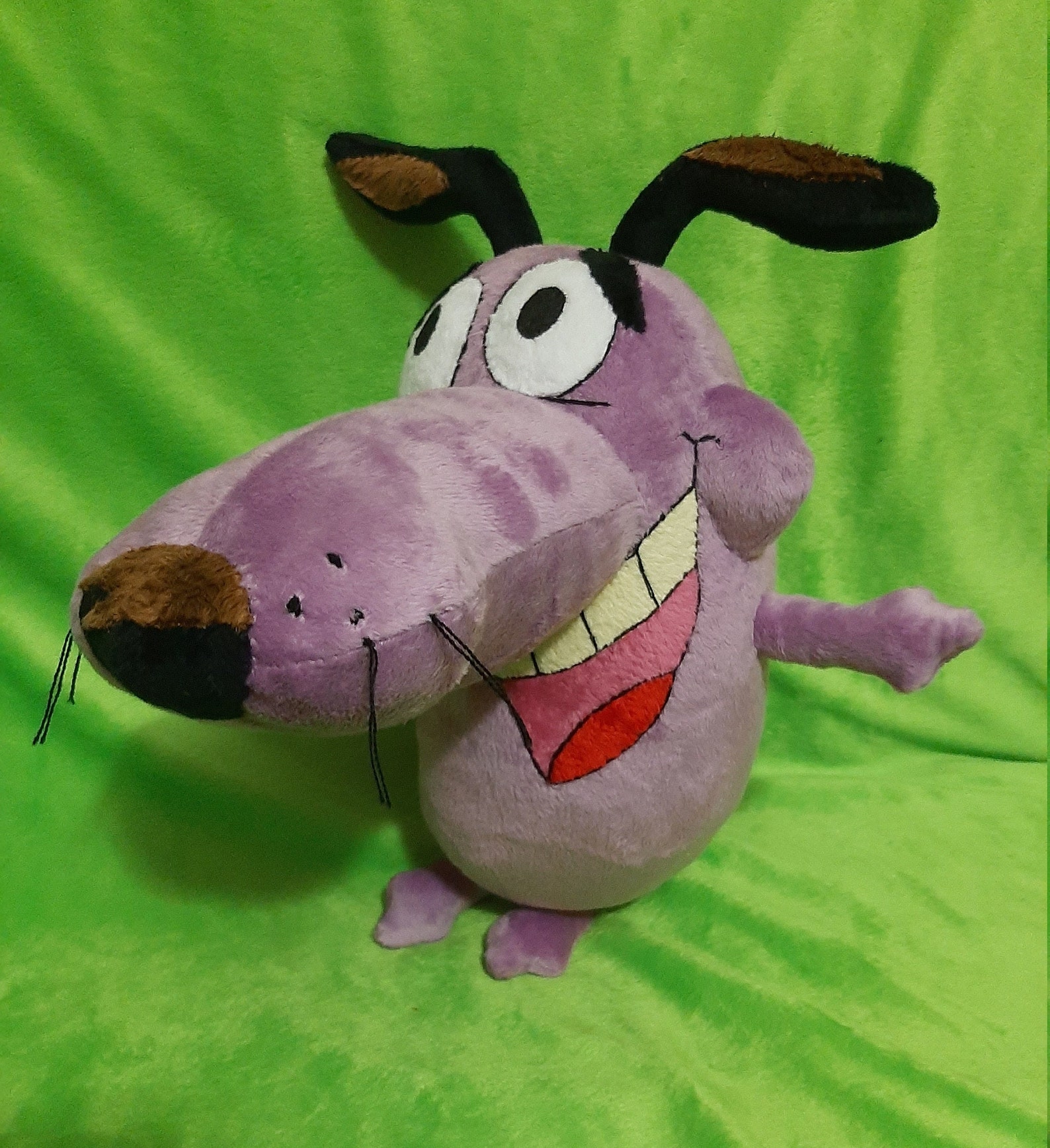Plush Inspired by the Cartoon Character Courage the Cowardly Dog 13,8 ...