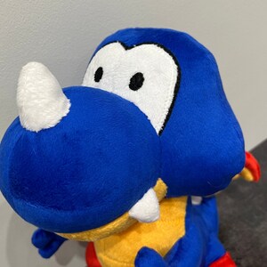 Rex From Super Mario 15,7” (40 Cm) Plush Toy Dinosaur Draghetto Drabon ...