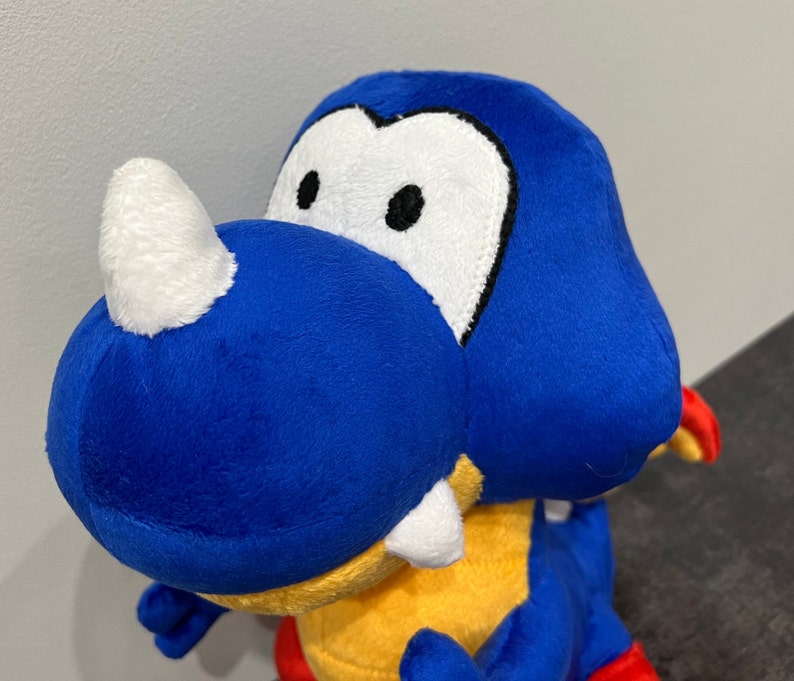 Rex From Super Mario 15,7” (40 Cm) Plush Toy Dinosaur Draghetto Drabon ...