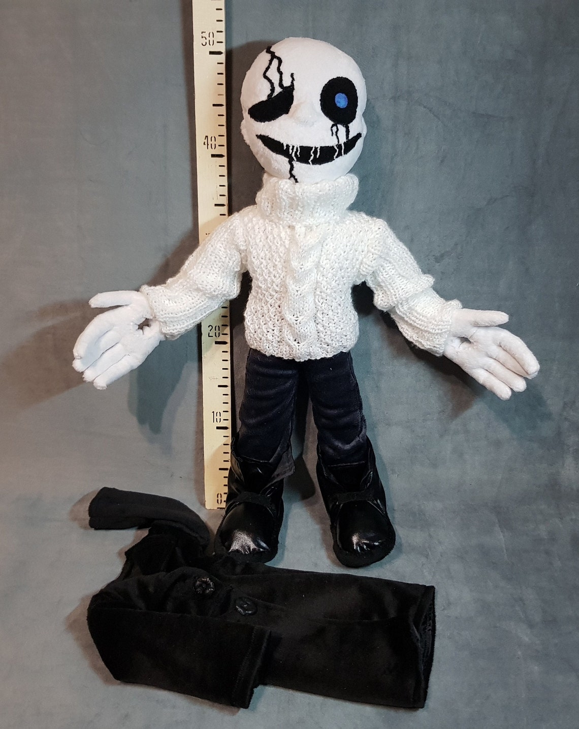 Gaster Undertale 197 50 Cm Plush Premium Toy Wingdings - Etsy
