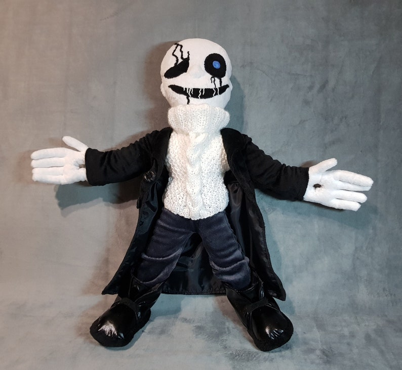Gaster Undertale 197 50 Cm Plush Premium Toy Wingdings - Etsy