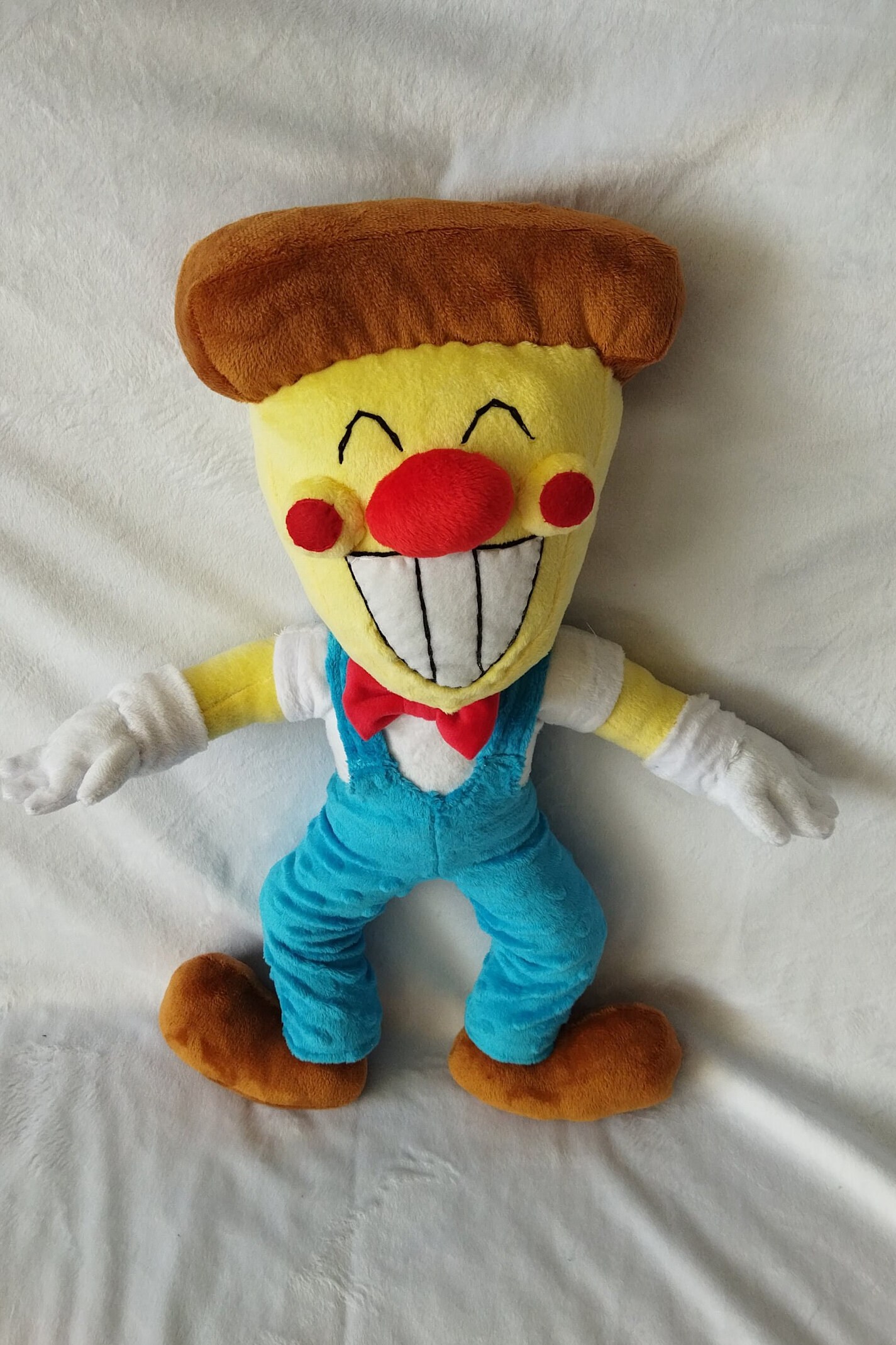 Pizzahead From Pizza Tower 15,7” (40 Cm) Plush Toy Boss Pizzaface - Etsy