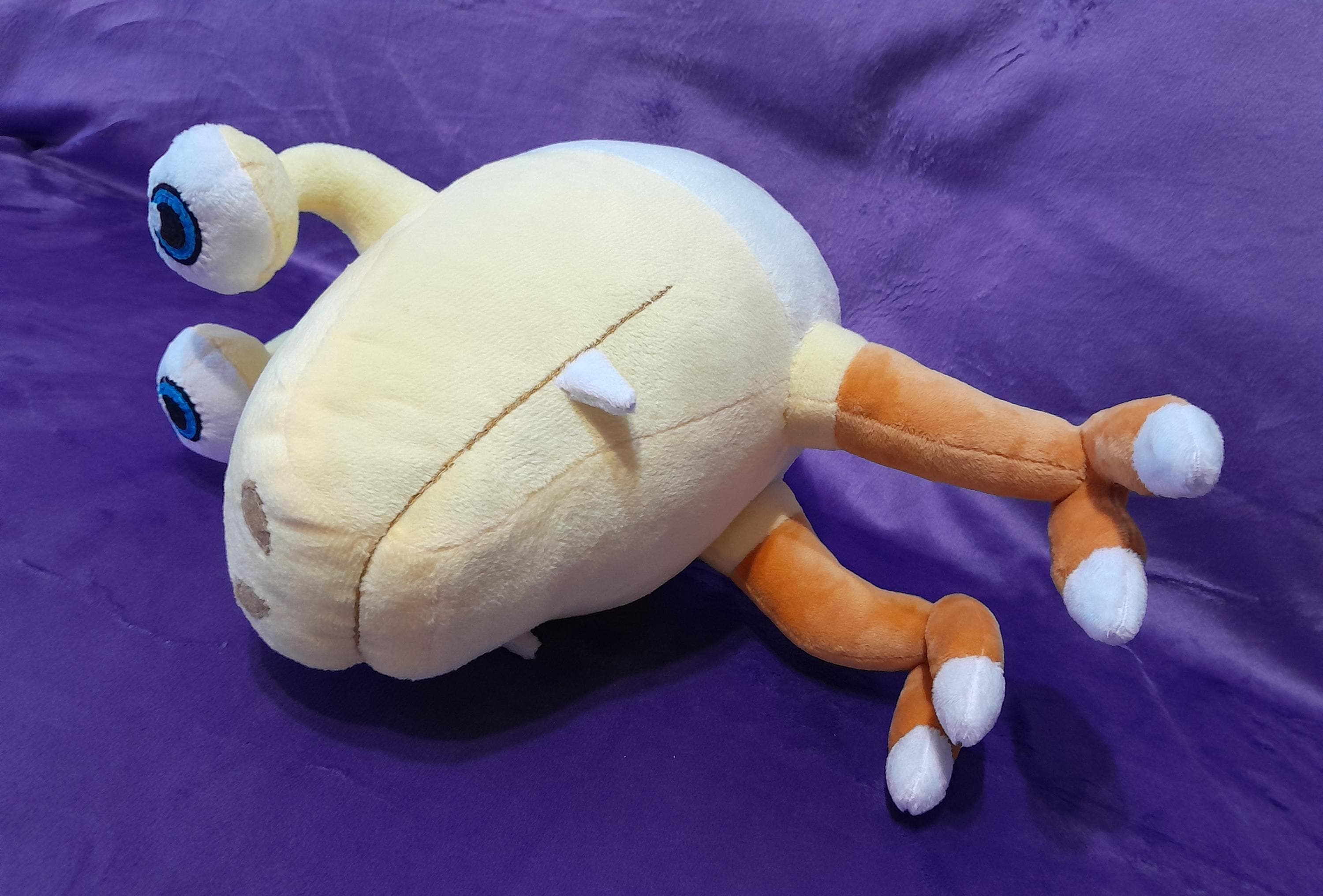 Albino Dwarf Bulborb From Pikmin 4 Height 14,6” (37 Cm) Handmade Plush ...