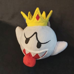 King Boo Luigi's Mansion Mario 9,8” (25 Cm) Plush Toy Rey Boo König Buu ...