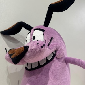 Plush Inspired by the Cartoon Character Courage the Cowardly Dog 15,7 ...
