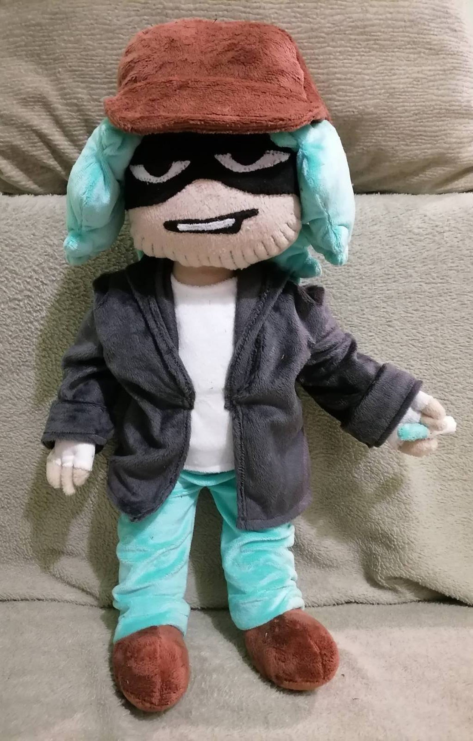 Garcello of Friday Night Funkin 165 42 Cm FNF Plush - Etsy Australia