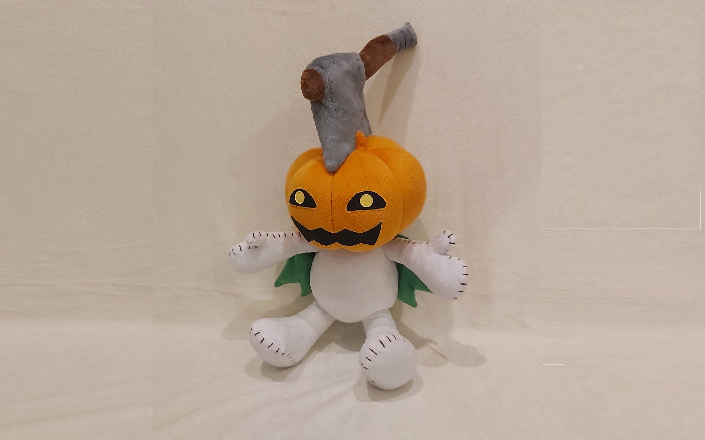Pumpkinmon Puppet Digimon 177 45 cm Plush Toy Nightmare | Etsy