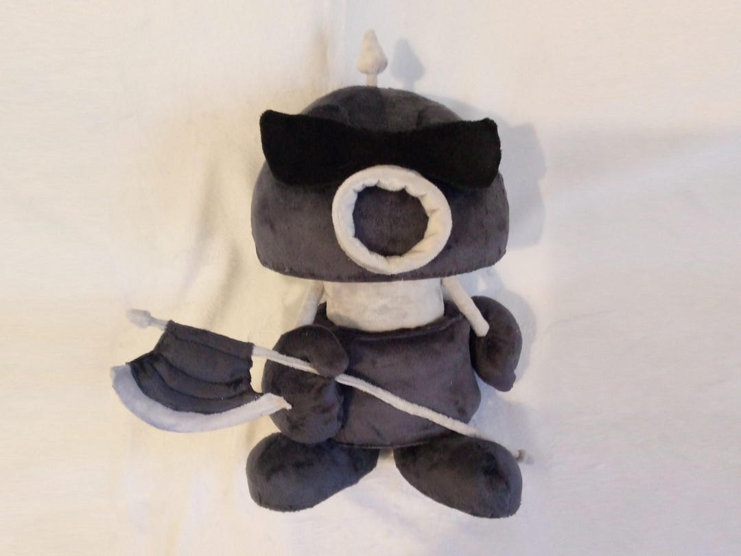 Axem Black Ranger From Super Mario RPG 13,8″ (35 Cm) Plush Toy ...