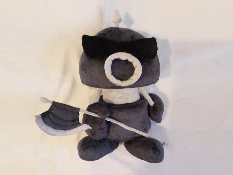 Axem Black Ranger From Super Mario RPG 13,8″ (35 Cm) Plush Toy ...