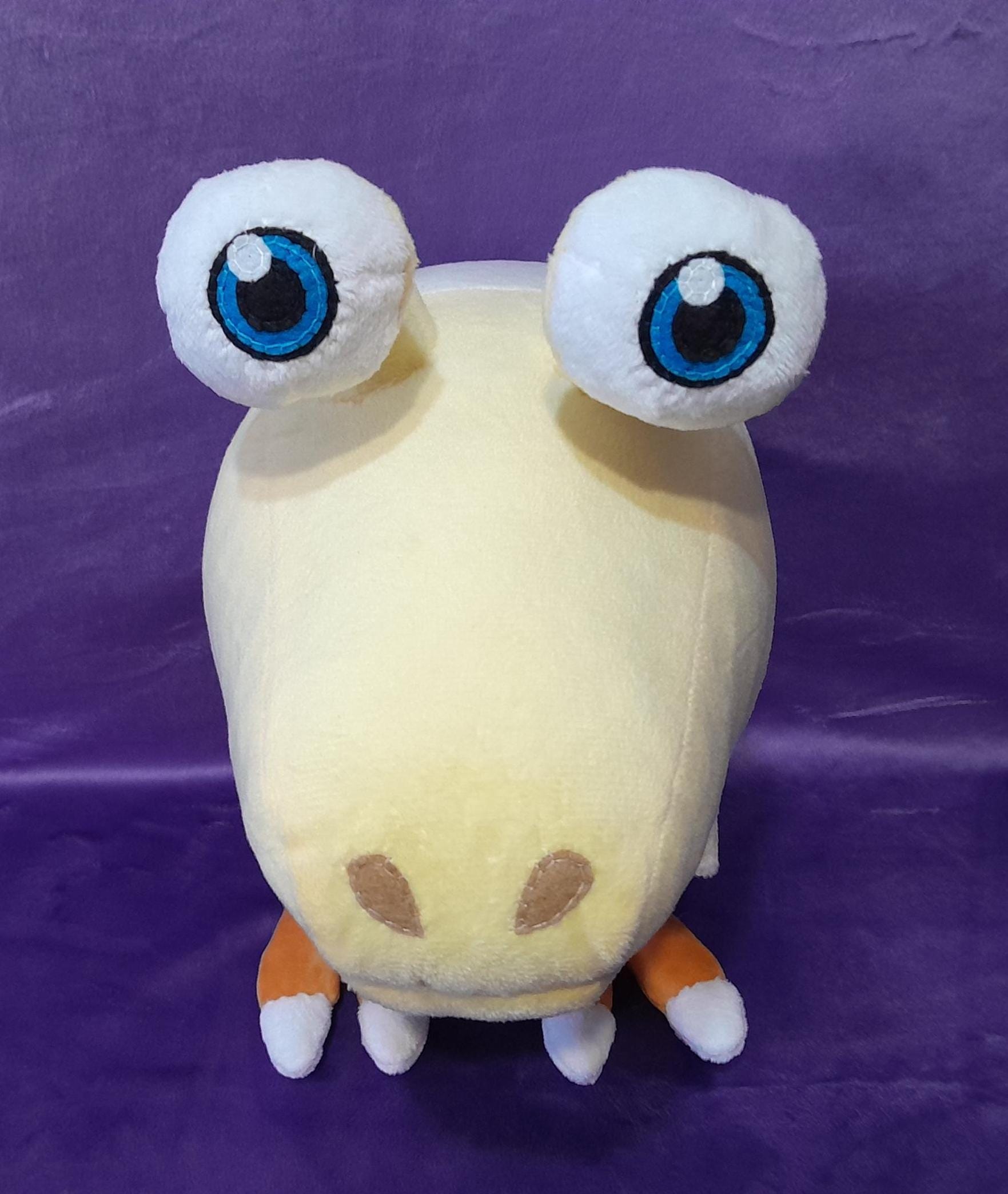 Albino Dwarf Bulborb From Pikmin 4 Height 14,6” (37 Cm) Handmade Plush ...