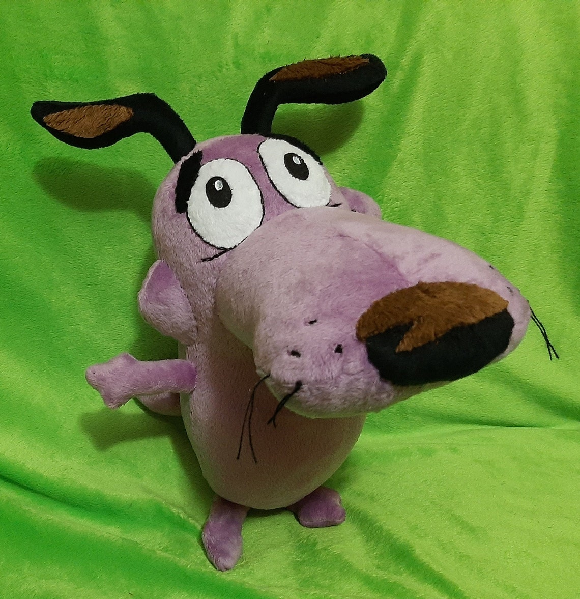 Plush Inspired by the Cartoon Character Courage the Cowardly Dog 13,8 ...