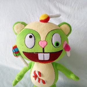 Nutty From the Series Happy Tree Friends 15,7" (40 Cm) Plush Toy Lime ...