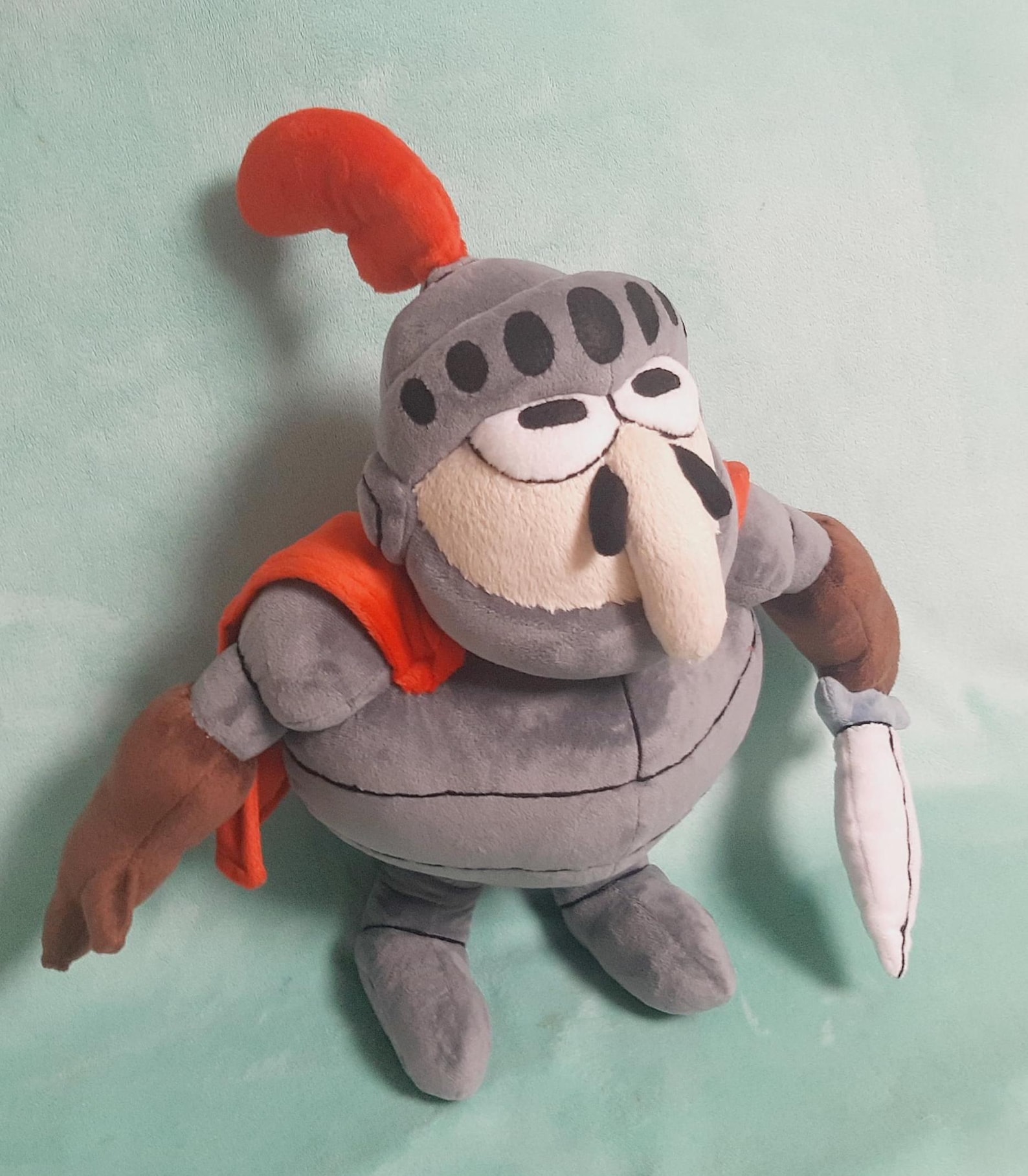 Knight Peppino Spaghetti From Pizza Tower 15,7” (40 Cm) Plush Toy ...