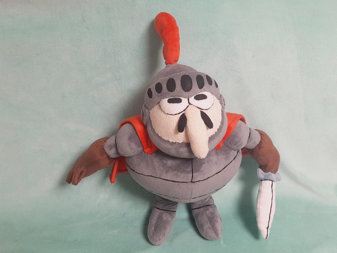 Knight Peppino Spaghetti From Pizza Tower 15,7” (40 Cm) Plush Toy ...