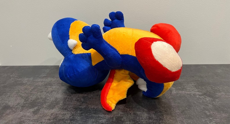Rex From Super Mario 15,7” (40 Cm) Plush Toy Dinosaur Draghetto Drabon ...