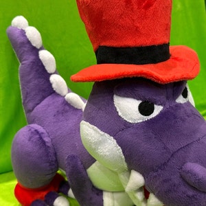 Croco From Mario 15,7” (40 Cm) Plush Toy Crocodile Villain Super Mario ...