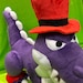 Croco From Mario 157 40 Cm Plush Toy Crocodile Villain - Etsy