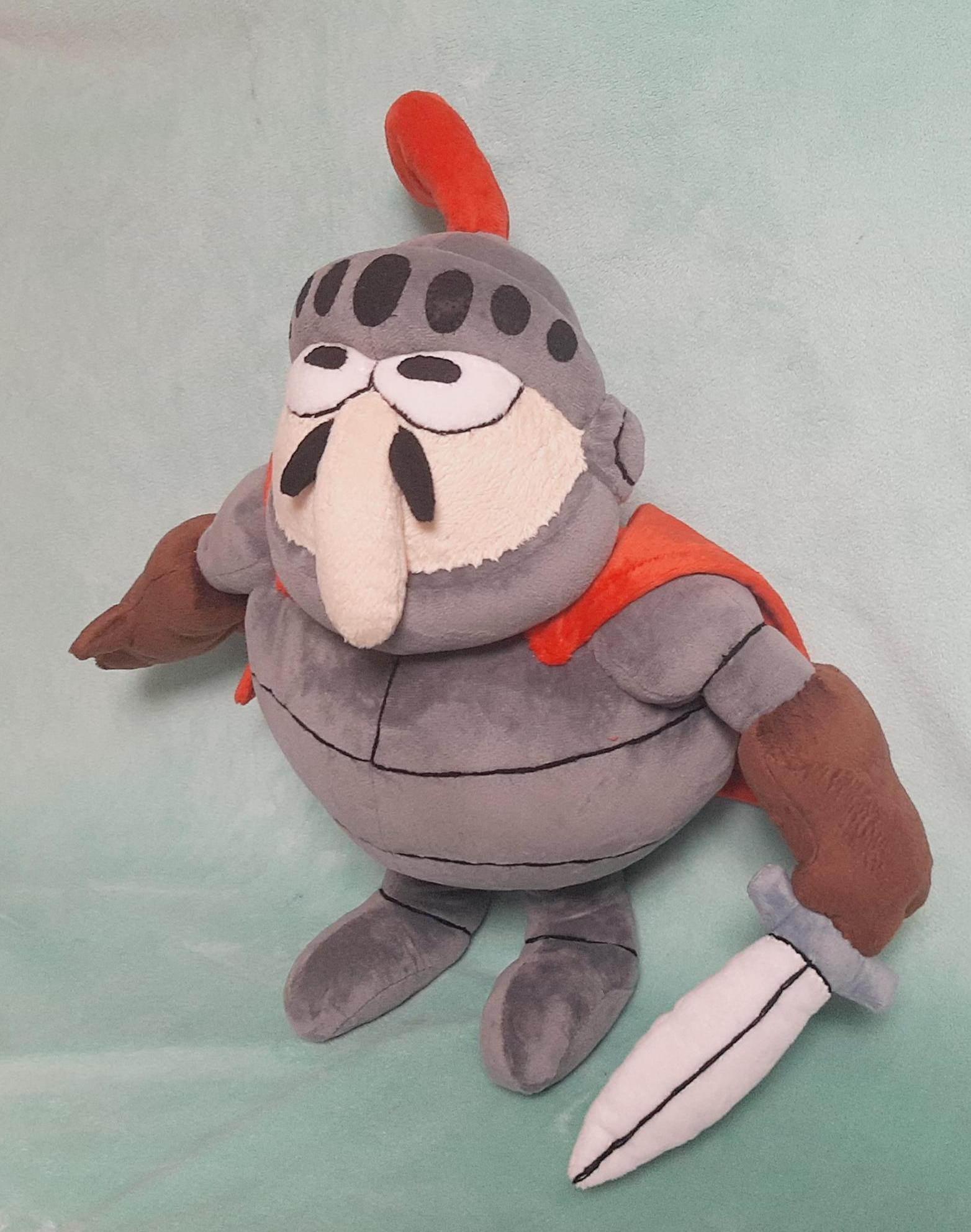 Knight Peppino Spaghetti From Pizza Tower 15,7” (40 Cm) Plush Toy ...