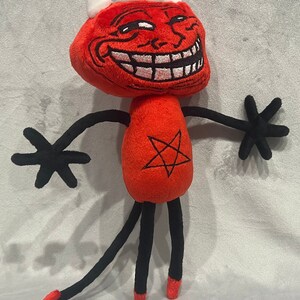 Devil Trollface 11,8 30 Cm Plush Toy Demon Face Troll Face Mem Internet ...