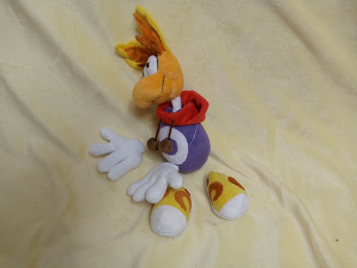 Rayman From the Series Rayman Plush Toy 11.1 28 Cm Handmade - Etsy ...