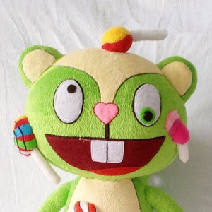 Nutty From the Series Happy Tree Friends 15,7" (40 Cm) Plush Toy Lime ...