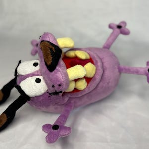 Plush Inspired by the Cartoon Character Courage the Cowardly Dog 11,8 ...