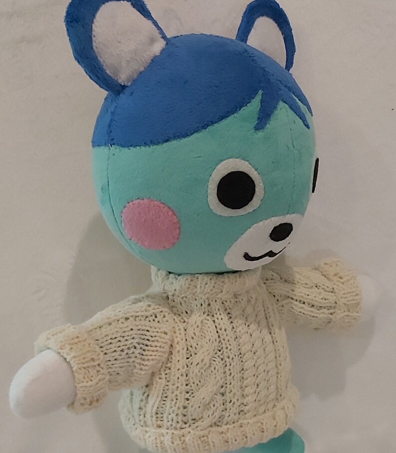 Bluebear Light-blue Bear Villager Animal Crossing 157 40 - Etsy
