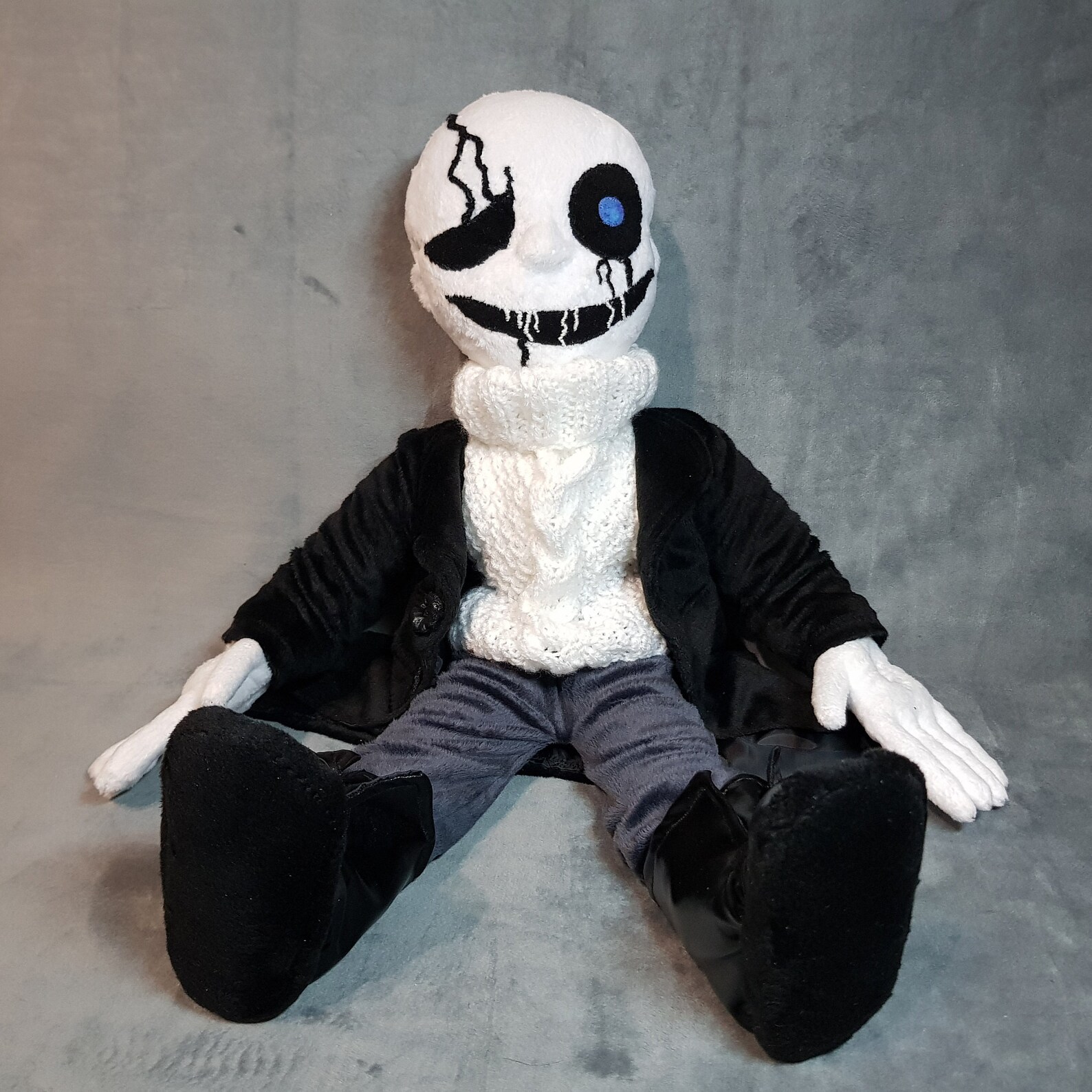 Gaster Undertale 197 50 Cm Plush Premium Toy Wingdings - Etsy