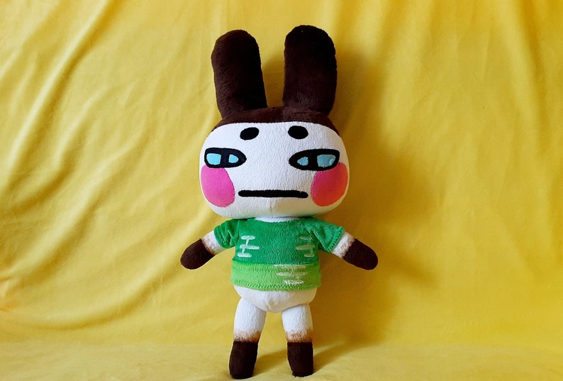 Genji Jock Rabbit Villager Animal Crossing Plush Toy 149 38 - Etsy