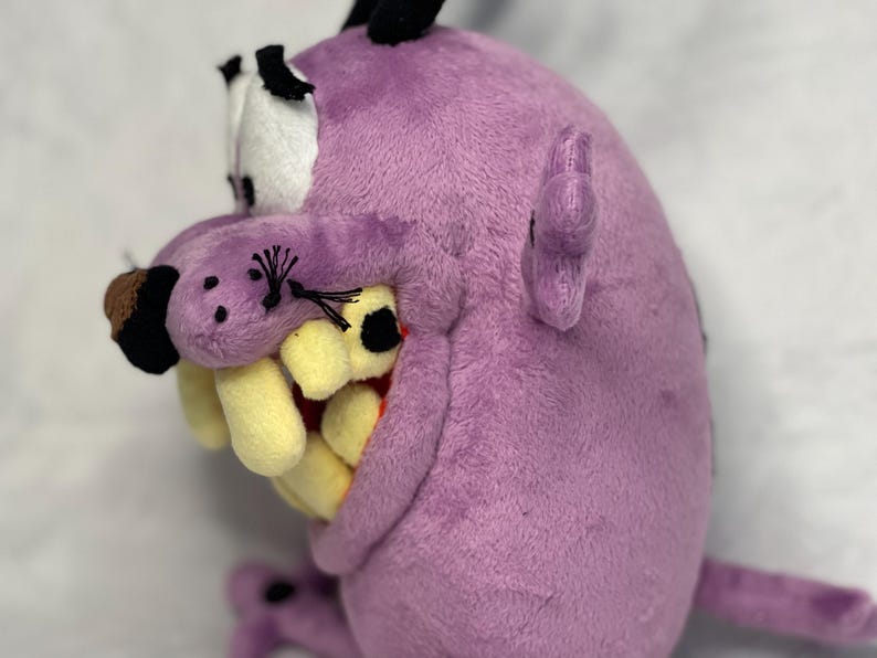 Plush Inspired by the Cartoon Character Courage the Cowardly Dog 11,8 ...