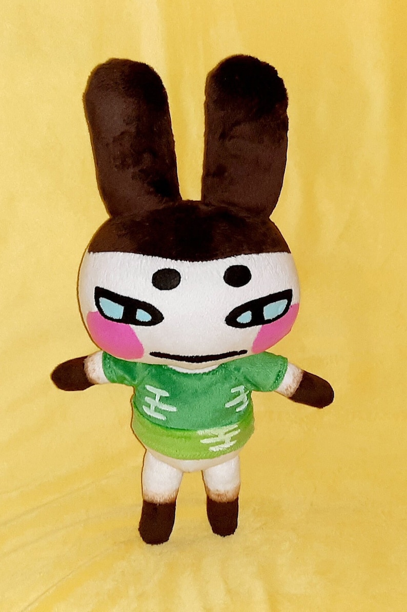 Genji Jock Rabbit Villager Animal Crossing Plush Toy 149 38 - Etsy