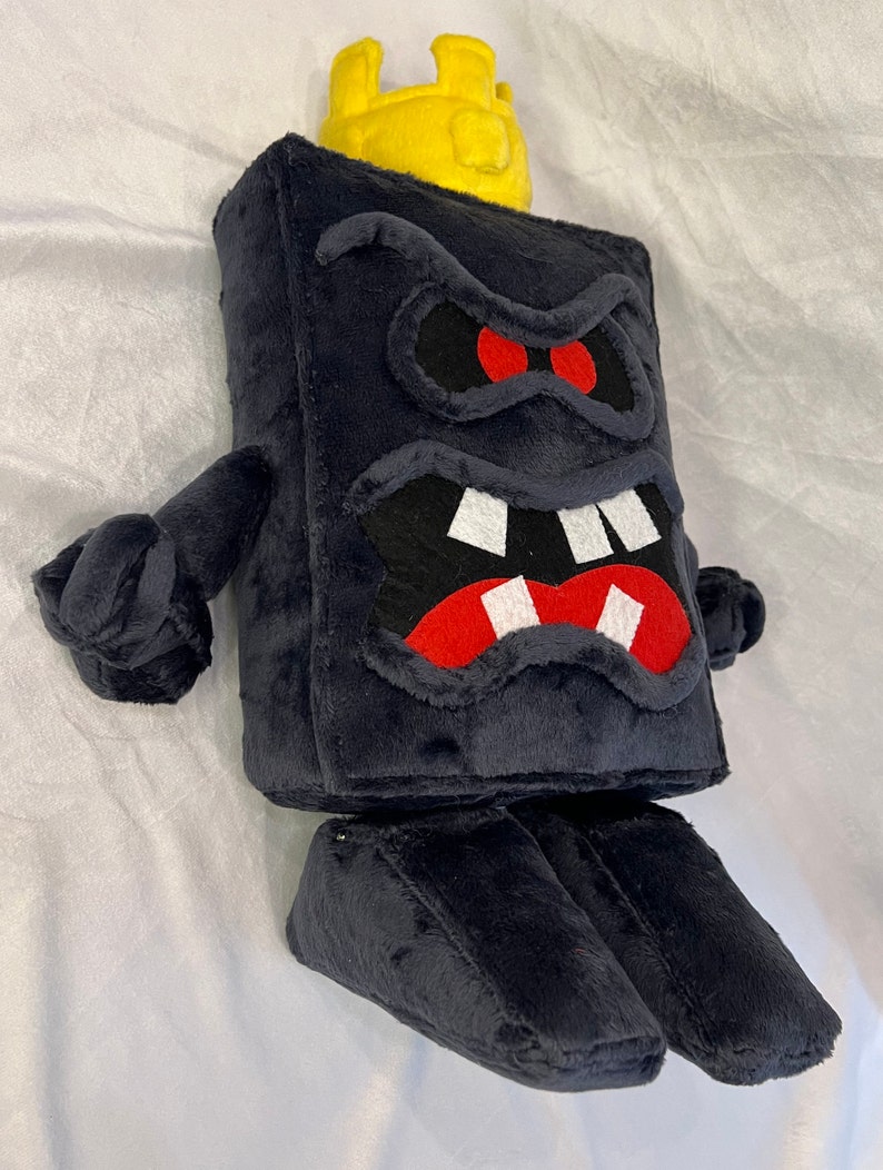 The Whomp King From Super Mario 157 40 Cm Plush Toy Slab - Etsy