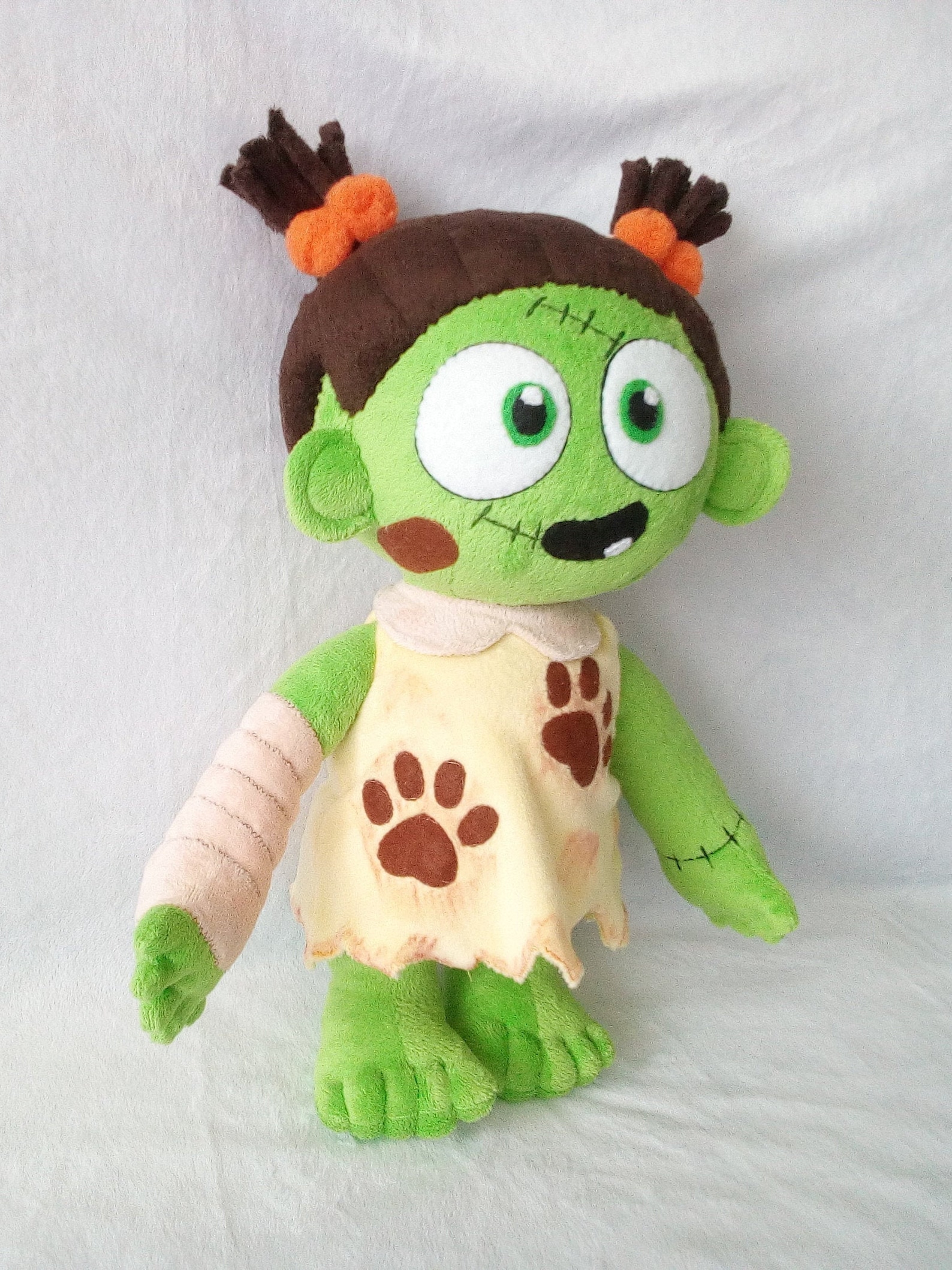 Zizi From Spokiz Zombie Plush Toy 14,9″ (38 Cm) - Etsy