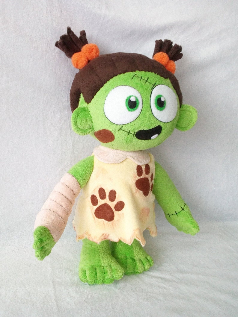 Zizi From Spokiz Zombie Plush Toy 149 38 Cm - Etsy