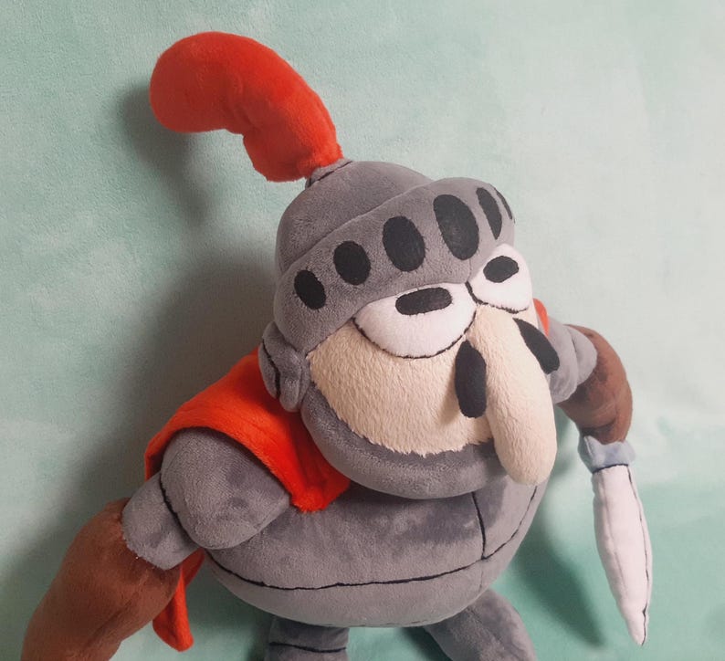 Knight Peppino Spaghetti From Pizza Tower 15,7” (40 Cm) Plush Toy ...