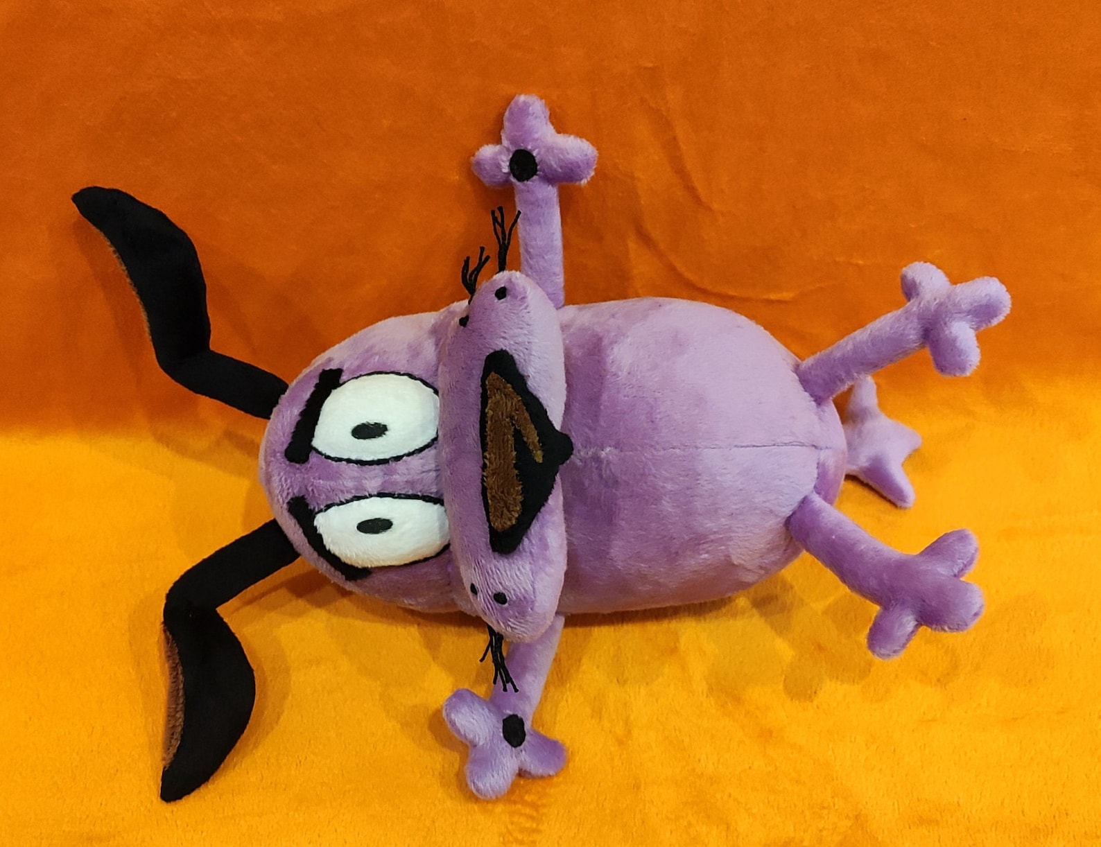 Plush Inspired by the Cartoon Character Courage the Cowardly Dog 9,8 ...