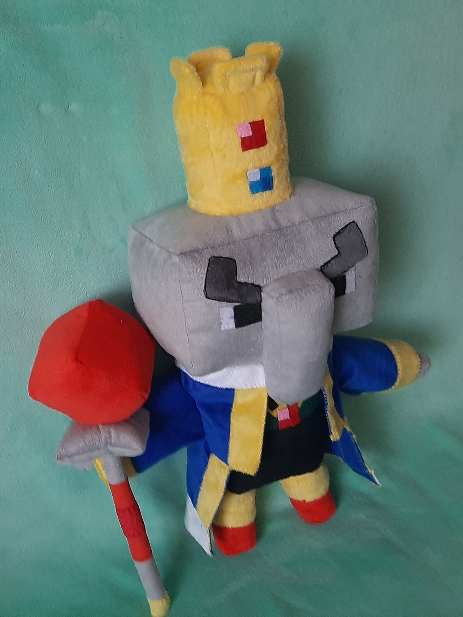 Arch-illager Minecraft 15,7" (40 Cm) Plush Toy Arch Illager Archie - Etsy